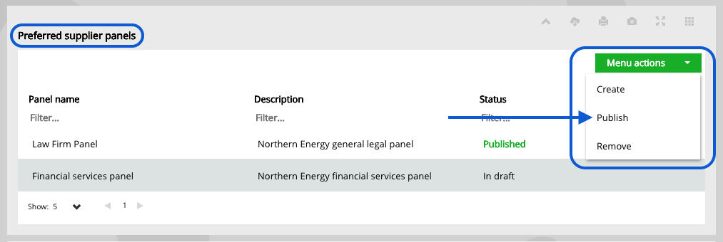 Setting up a panel of preferred suppliers – Dazychain